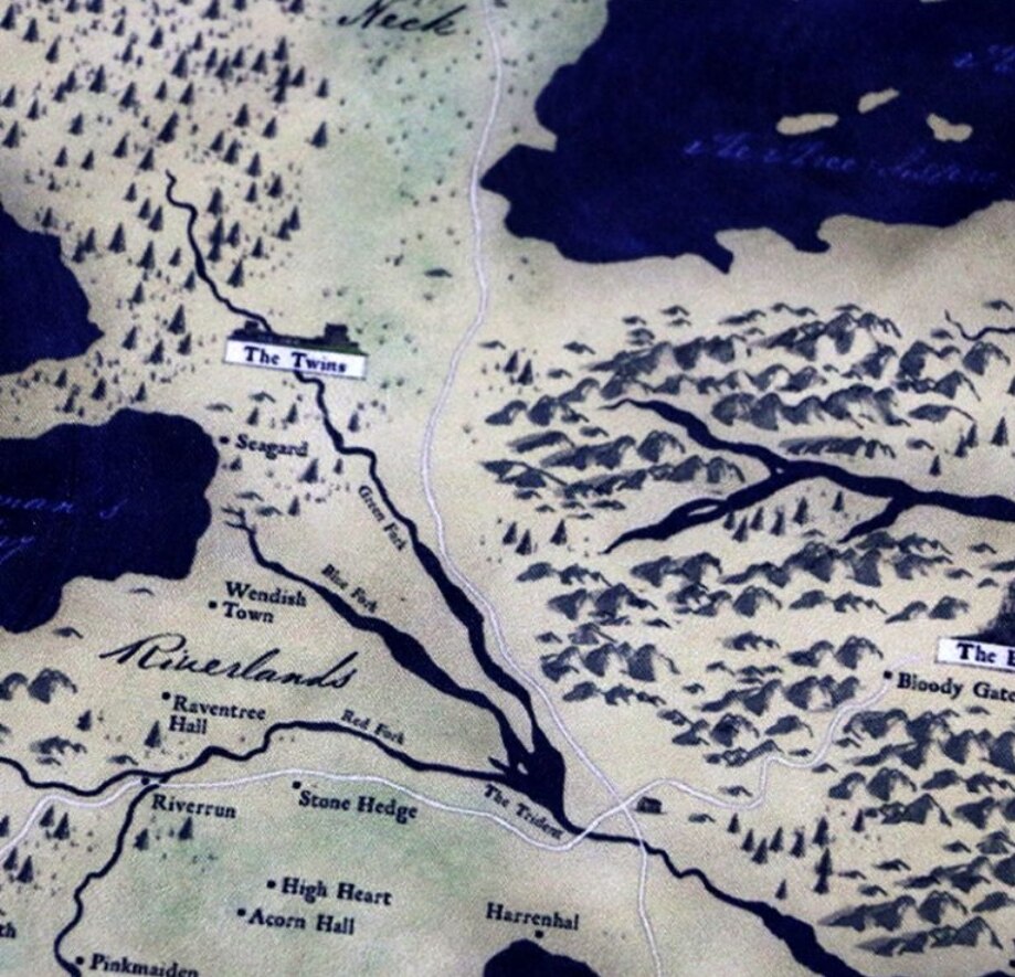 Westeros World Map Flag Banner GOT Fans Home Decor... – Grandado