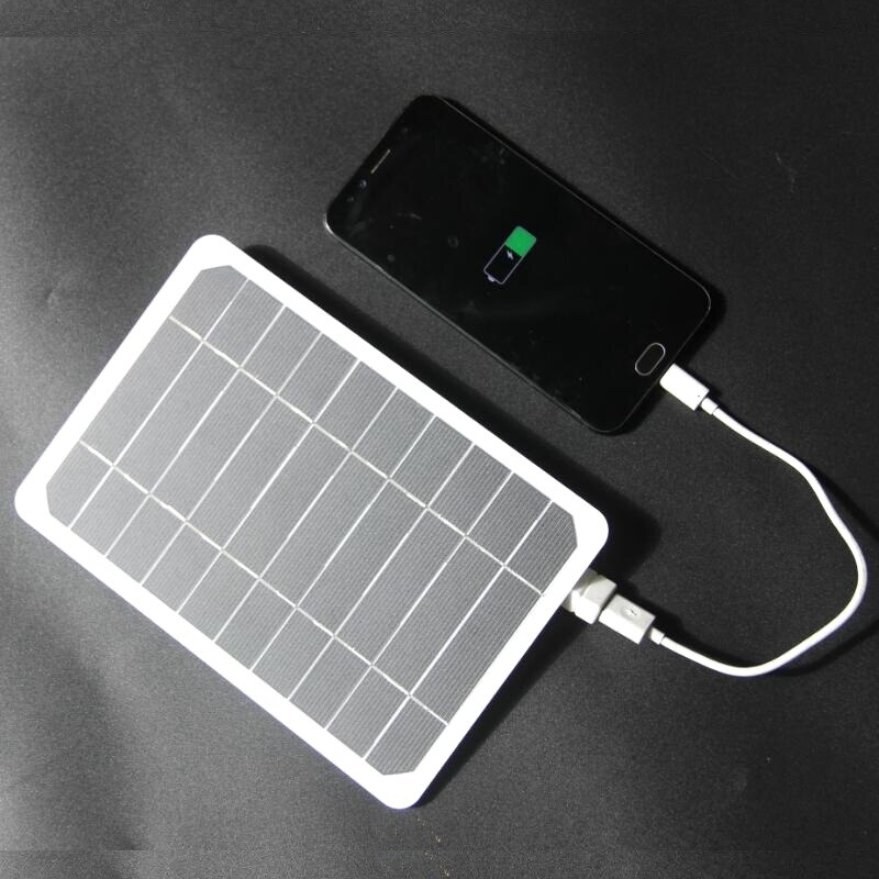 5w/6w/8w/10w solcellepanel utendørs usb 5v bærbare... – Grandado