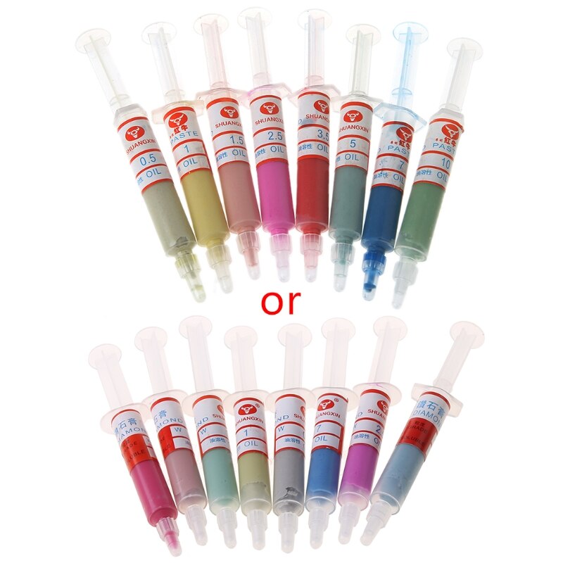 Polishing Lapping Paste,8Pcs Diamond Lapping Paste... – Vicedeal