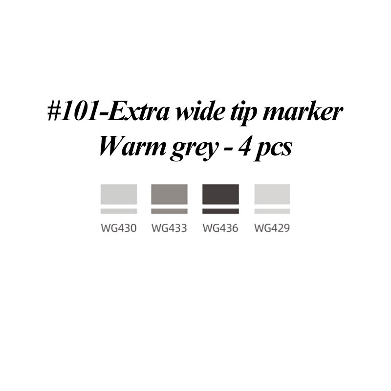 Extra Wide Tip Alcohol Marker Pen 40 Colors Colorf... – Grandado