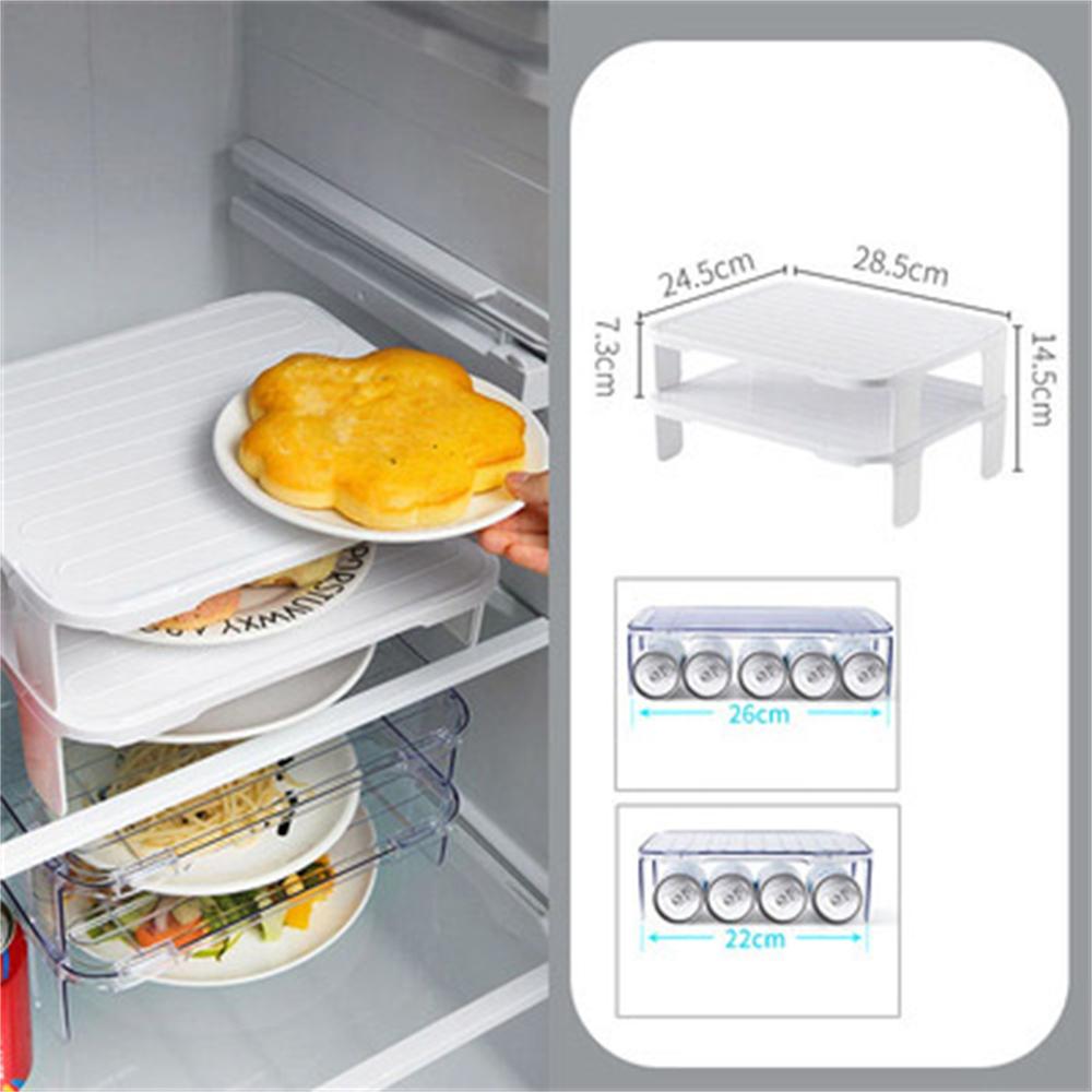 2Pcs/Set Kitchen Storage Rack Shelf Refrigerator O... – Grandado