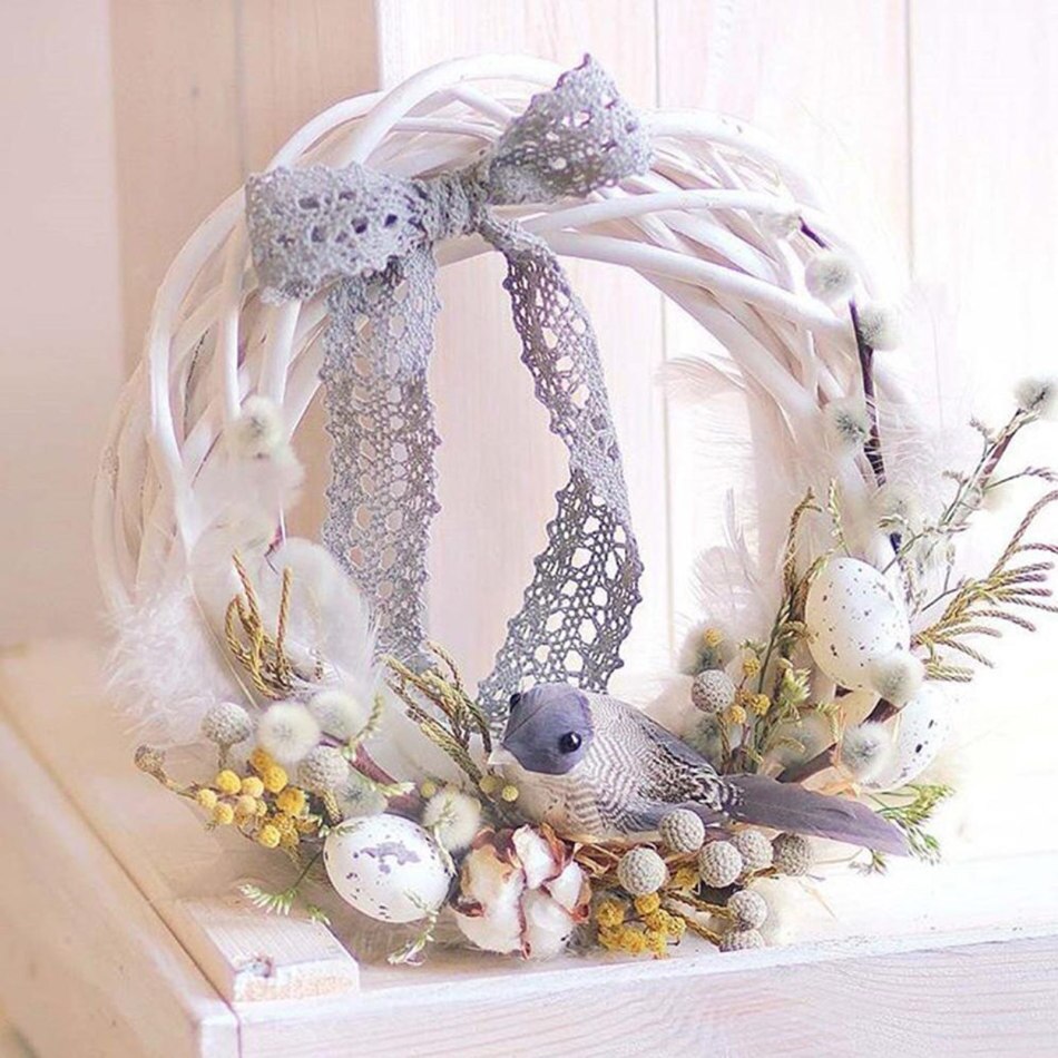 Christmas DIY Rattan Wreath Ornaments Hanging Flow... – Grandado