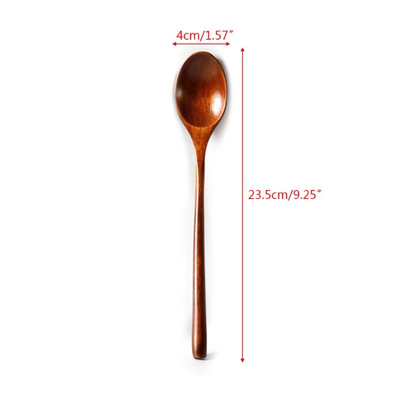Wooden Spoons Long Handle Kitchen Cooking Mixing F... – Vicedeal