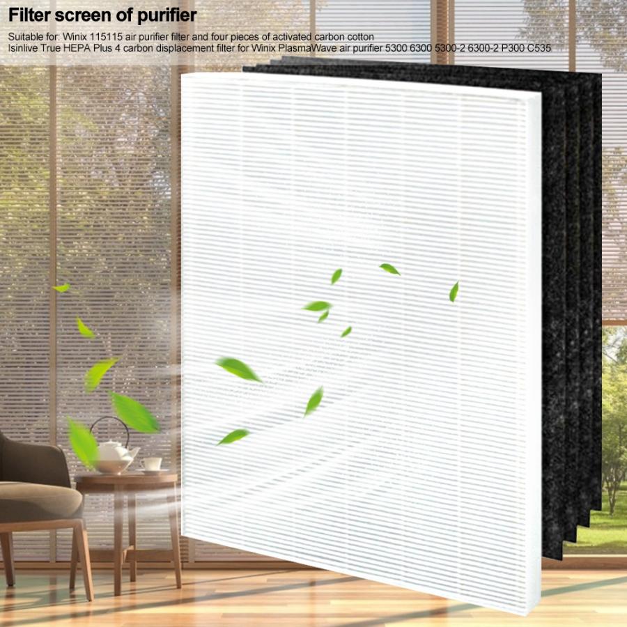 W1740 Air Purifier Filter Screen 4 Activated Carbo... – Grandado