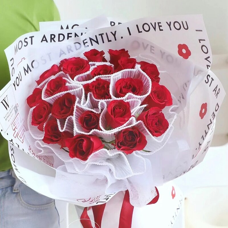 28cm*4.5Y Pearl edge wave gauze Korean lotus leaf ... – Grandado
