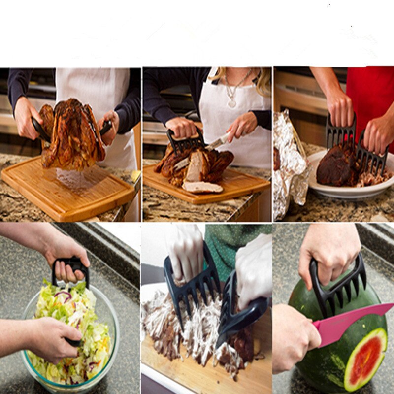 2 stks/partij Beer Vlees Klauwen Zwarte BBQ Vlees ... – Grandado