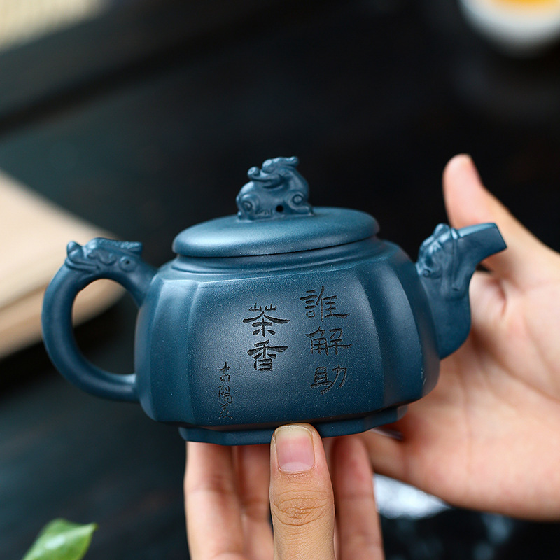 Yixing Famous Dragon Tea Pot Handmade Kung Fu Kett... – Grandado