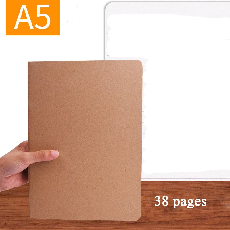 A5 A4 B5 38 pages grid notebook Korea simple retro... – Grandado