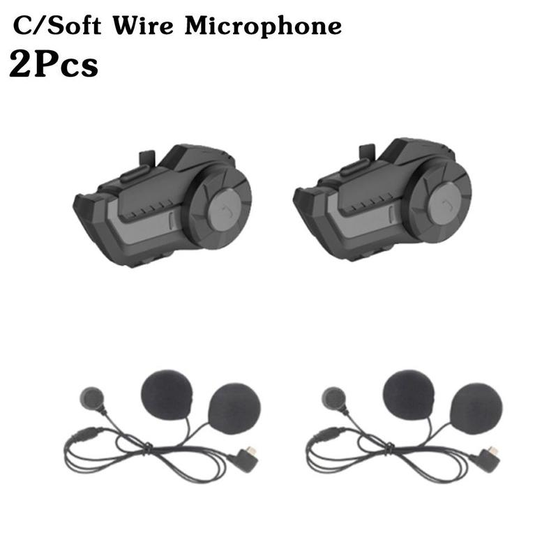 2 fahrer 800M Bluetooth 5,0 Intercom Motorrad Helm... – Grandado