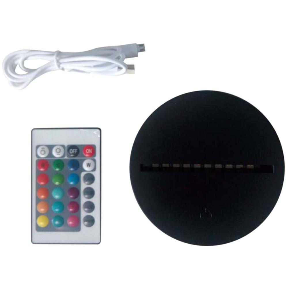 LED Lamp Bases for 3D Illusion Night Light 7 Color... – Grandado