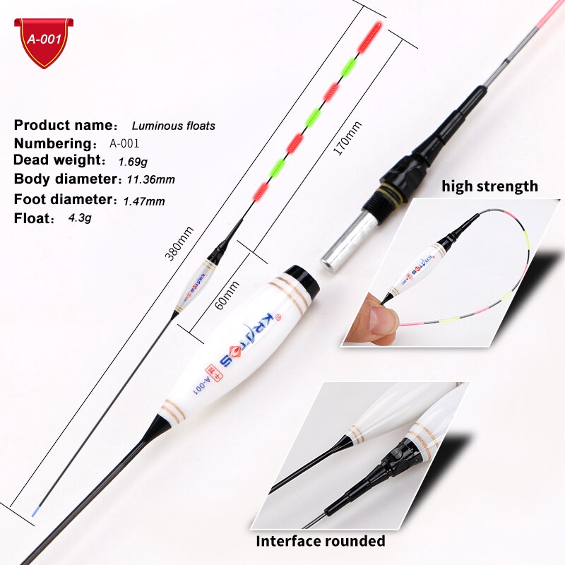 1pcs Fishing Float LED Electric Float Light + Batt... – Vicedeal