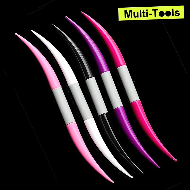 Curve-Dual-ended Dotting Pen 5 Pcs Dual-ended Nail... – Vicedeal