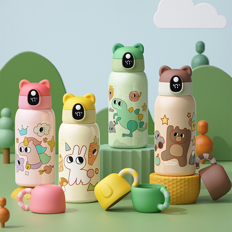 Kid Thermos Cup 304 Stainless Steel Water Bottle T... – Grandado