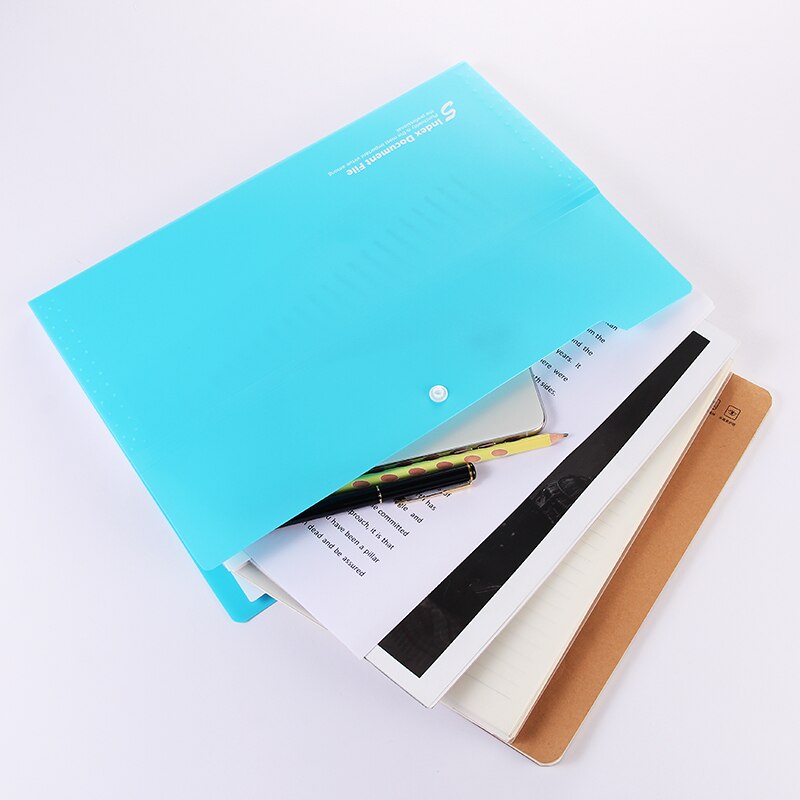 A4 cute 10 color file folder document bag pouch bi... – Vicedeal