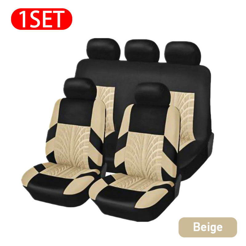 Embroidery Car Seat Covers Set Universal Five Seat... – Grandado
