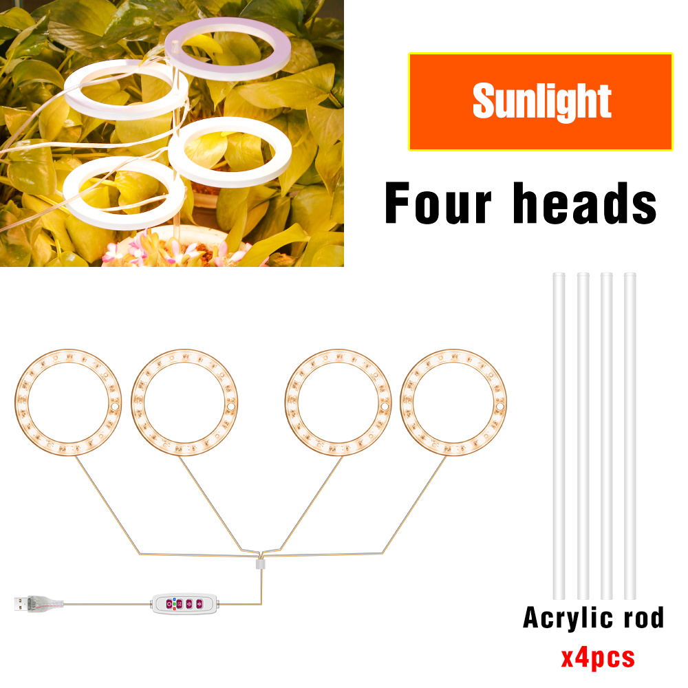 LED Full Spectrum Phyto Light Grow Lamp 5V Hydropo... – Grandado