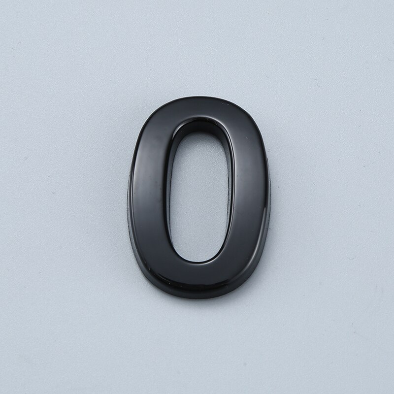 5cm Zwarte Deur Nummer Teken Zelfklevende Huis Adr... – Grandado