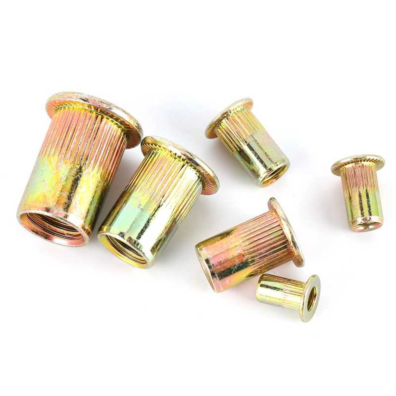 ferreteria threaded insert Color-Plated Zinc Rivet... – Vicedeal