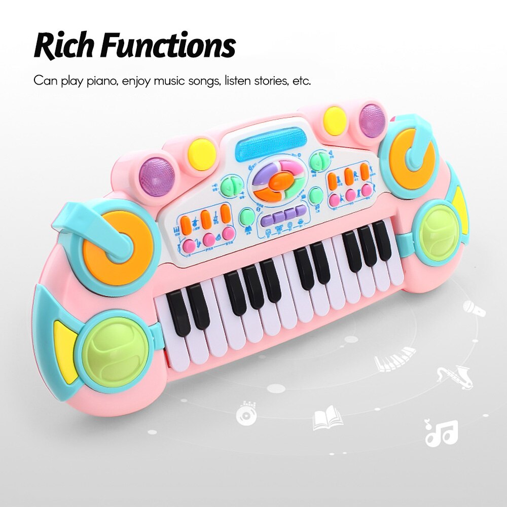 24 Keys Kids Electronic Piano Keyboard Music Educa... – Grandado