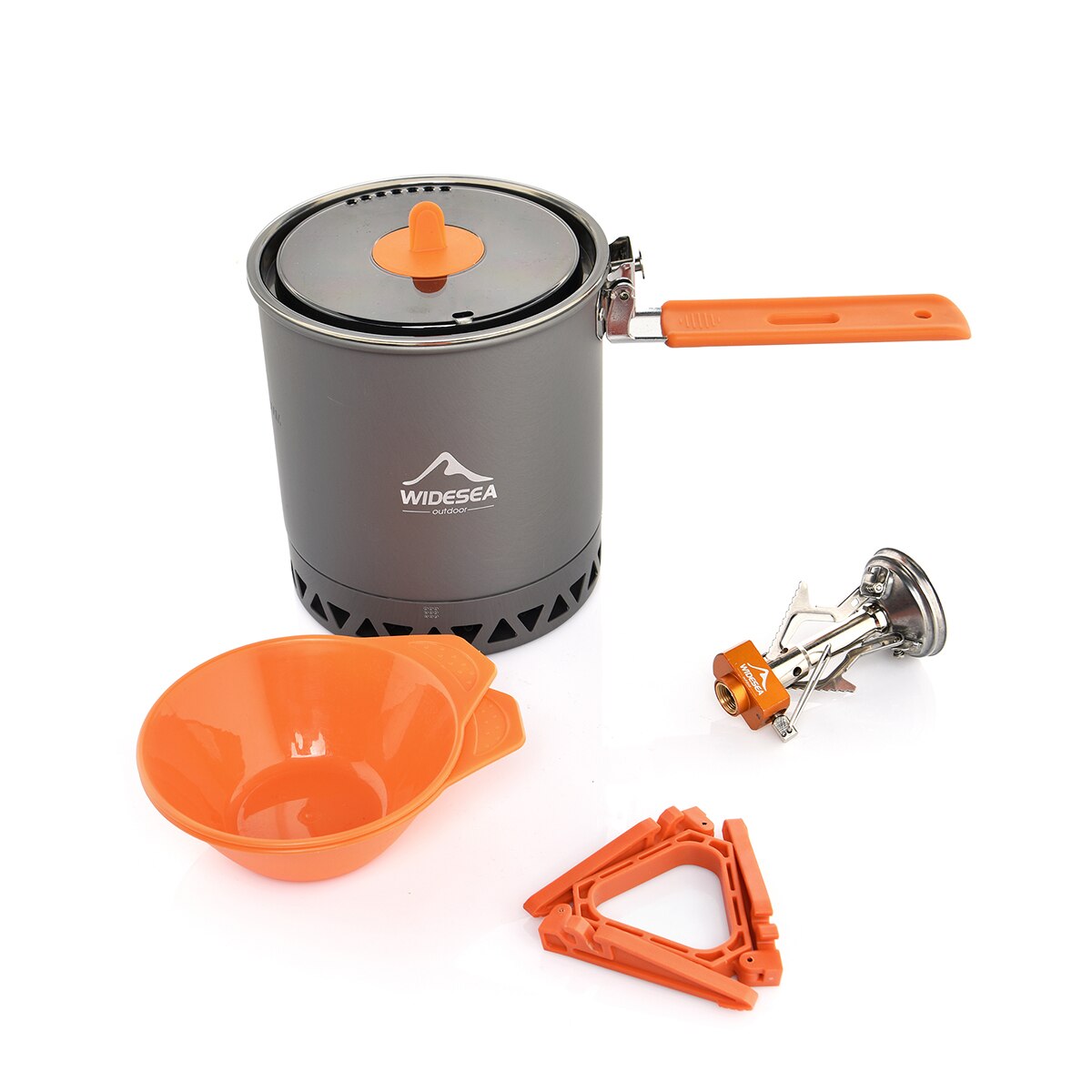 Widesea Camping Cookware Set Tableware Suit Gas Bu... – Grandado