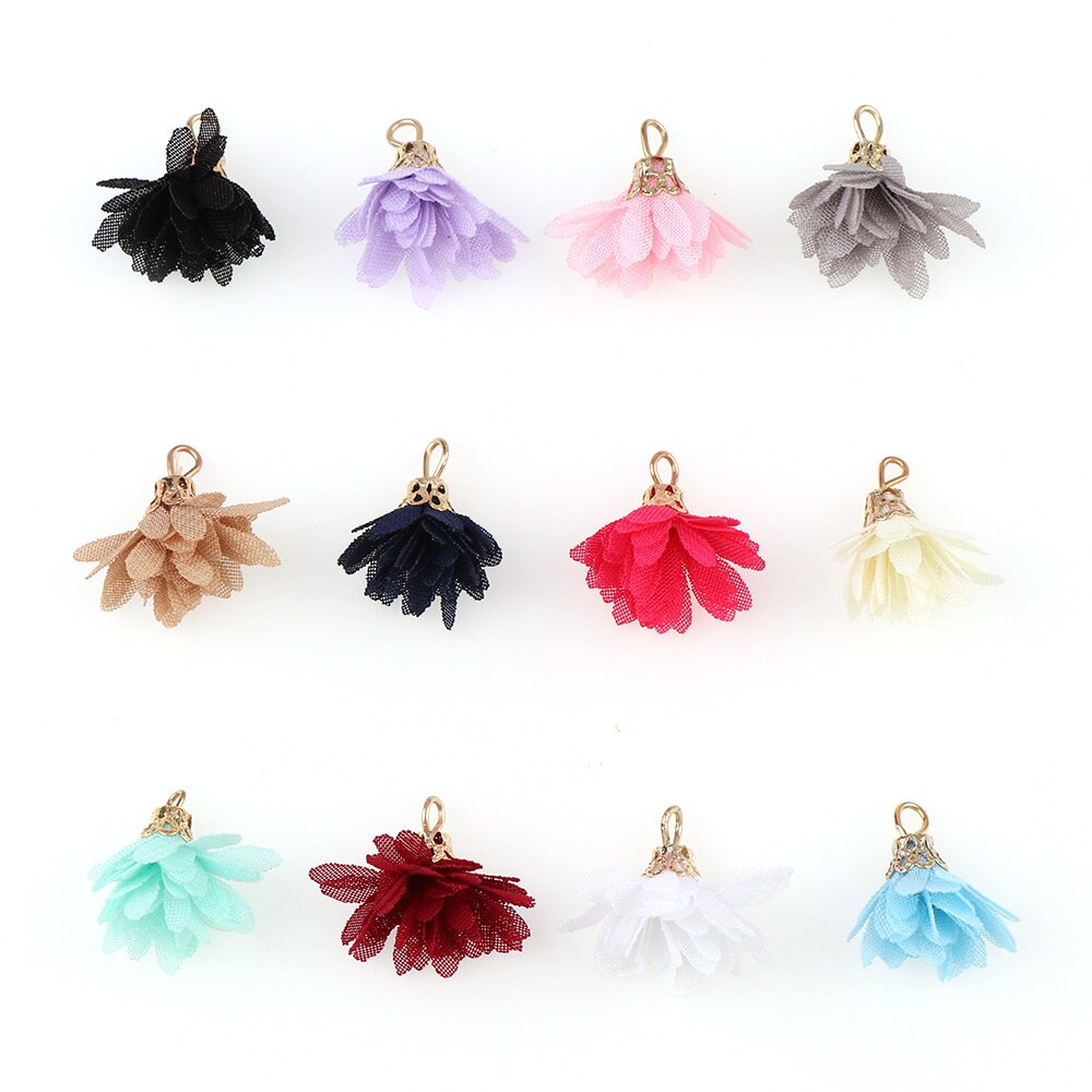 20Pcs 2cm Mix Farbe Quaste Vintage Stoff Quasten F... – Vicedeal