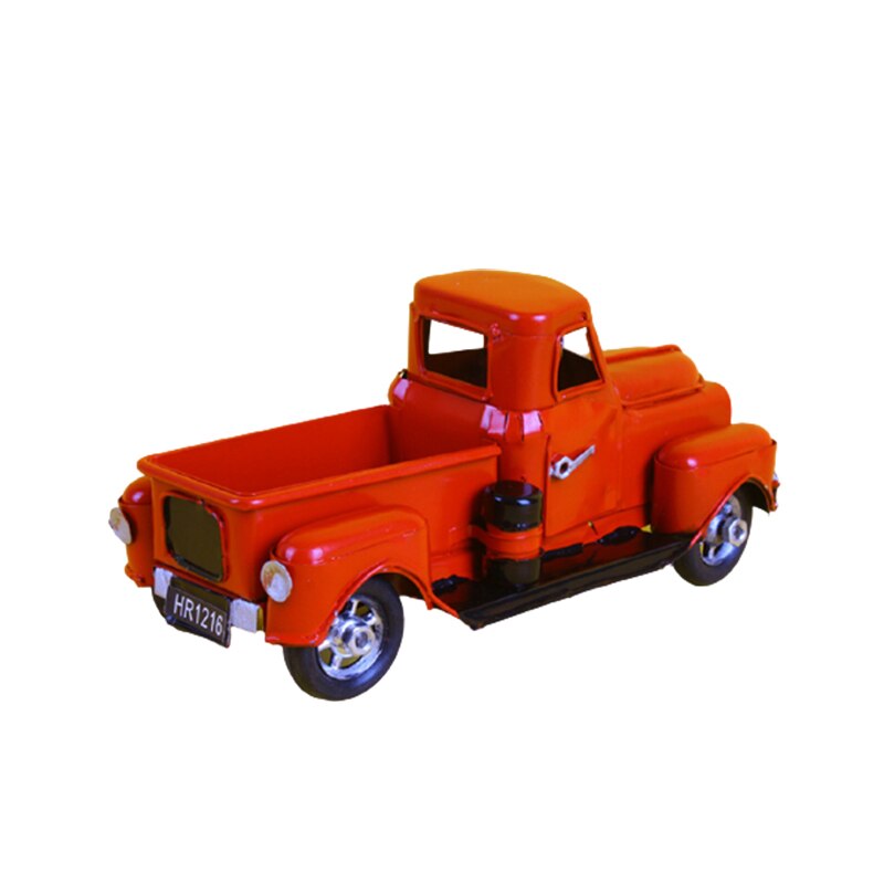Classic Rustic Vintage Metal Pickup Truck Red Chri... – Vicedeal