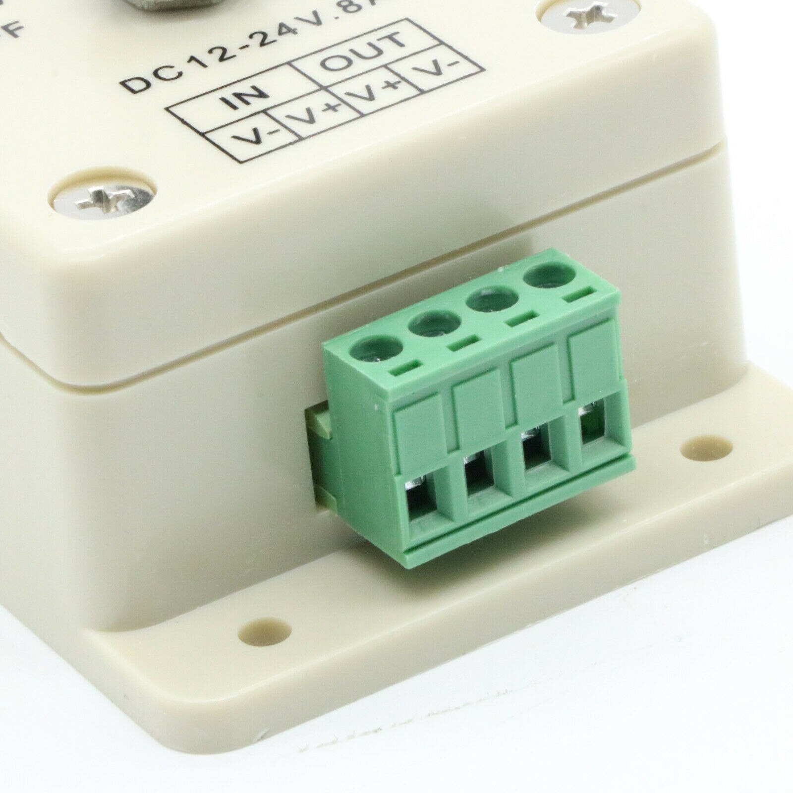 12V 24V LED Dimmer Switch 8A Voltage Regulator Adj... – Grandado