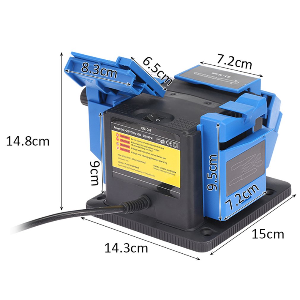 Multifunction Electric Knife Sharpener Drill Sharp Grandado 1757