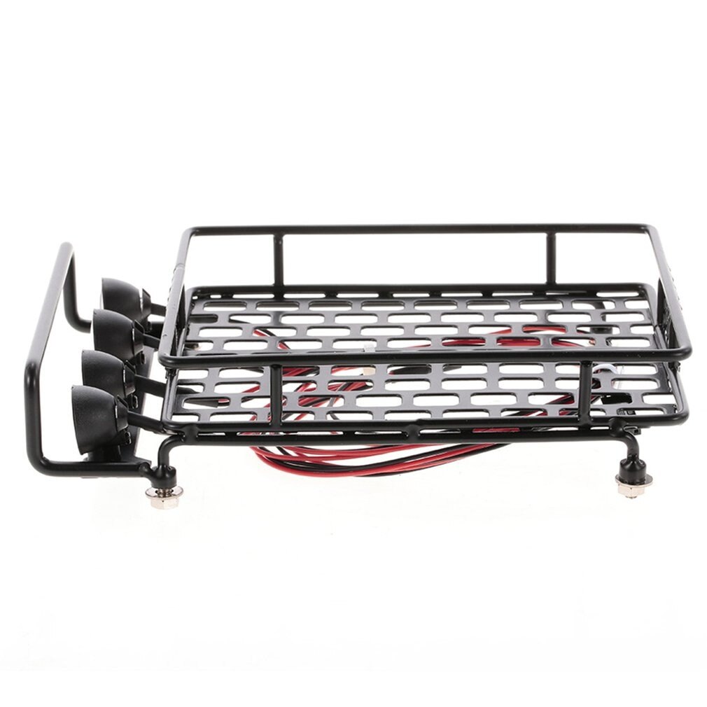 Metal Luggage Rack With 4 LED Lights Climbing Car ... – Grandado