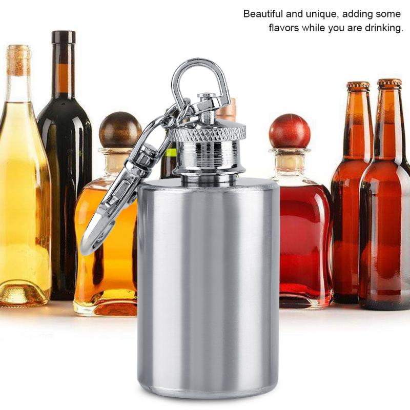 1oz/30mL Stainless Steel Wine Whiskey Flask Small ... – Vicedeal