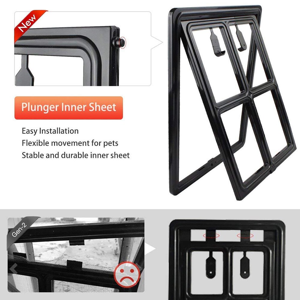 Gate Way Pet Door for Screens - Large 12" x 16" Ca... – Grandado