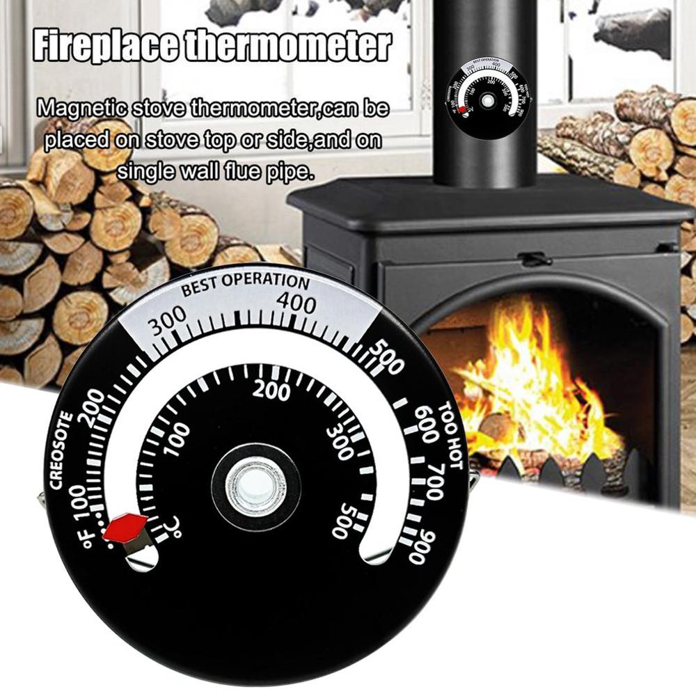 Aluminum Fireplace Thermometer Magnet Food Meat Th... – Grandado