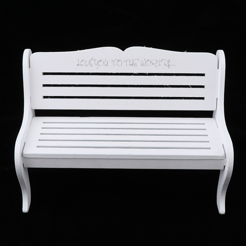Mini Garden Wooden Park Bench Model Kits for 12inc... – Grandado