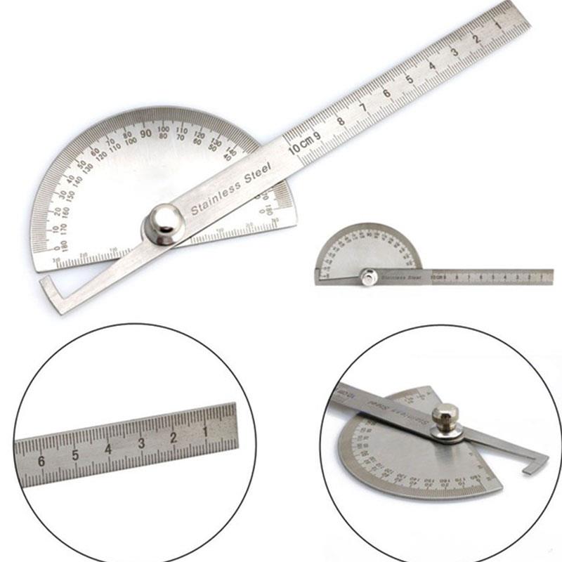 180 Degree Rotation Protractor Angle Finder Arm Me... – Vicedeal