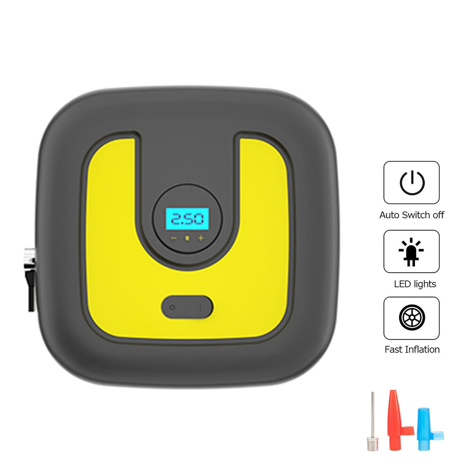 150PSI Mini Portable Wireless Tire Inflatable Pump... – Vicedeal