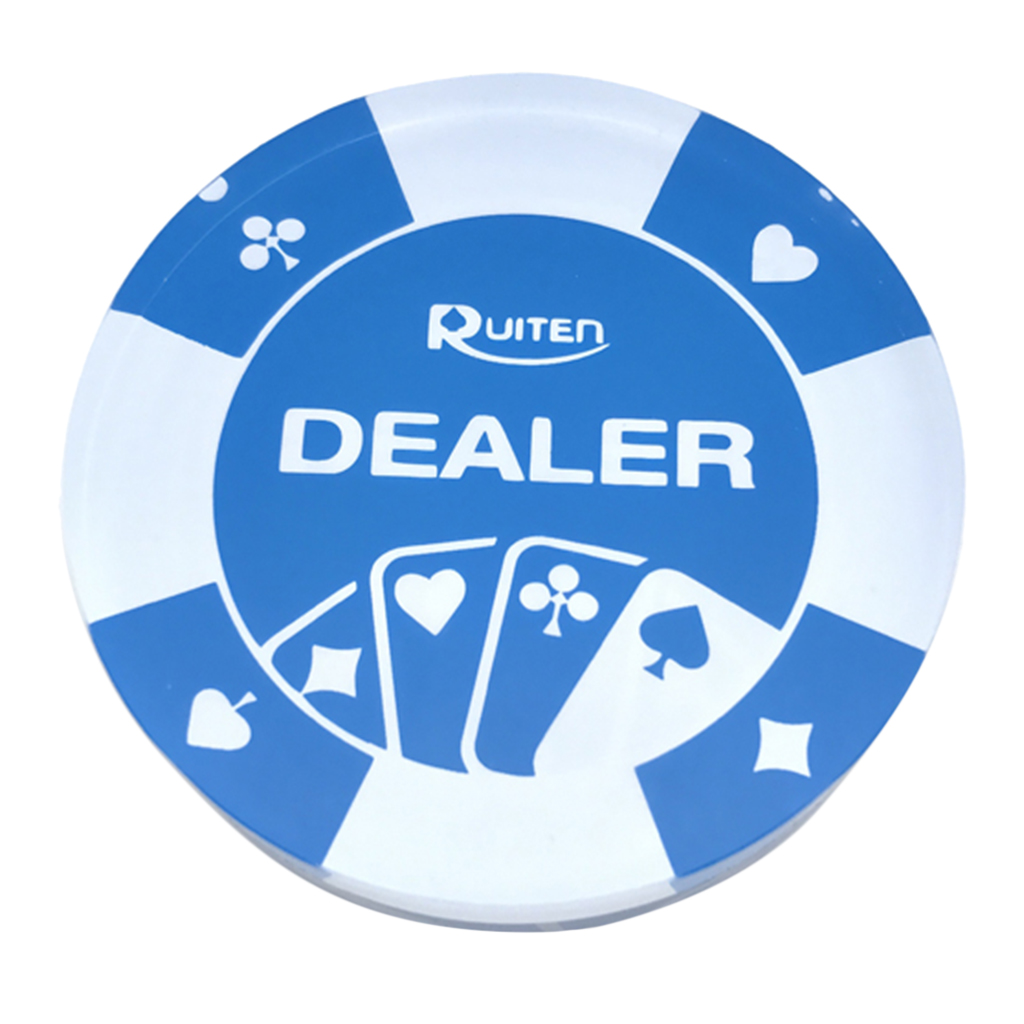 Gepolijst Transparant Dealer Button Zhuang Dealer ... – Vicedeal