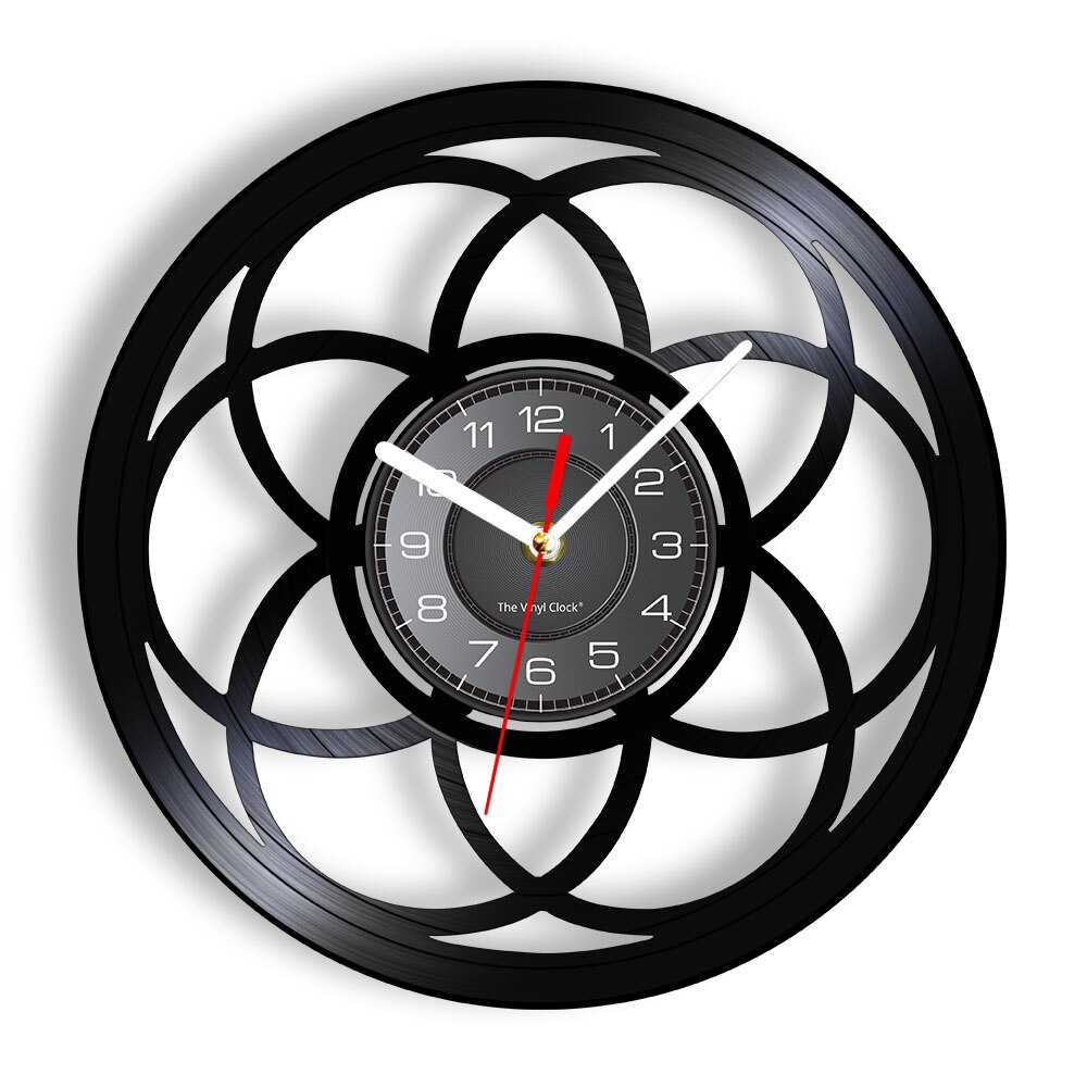 Flower of Life Geometric Modern Wall Clock Sacred ... – Grandado
