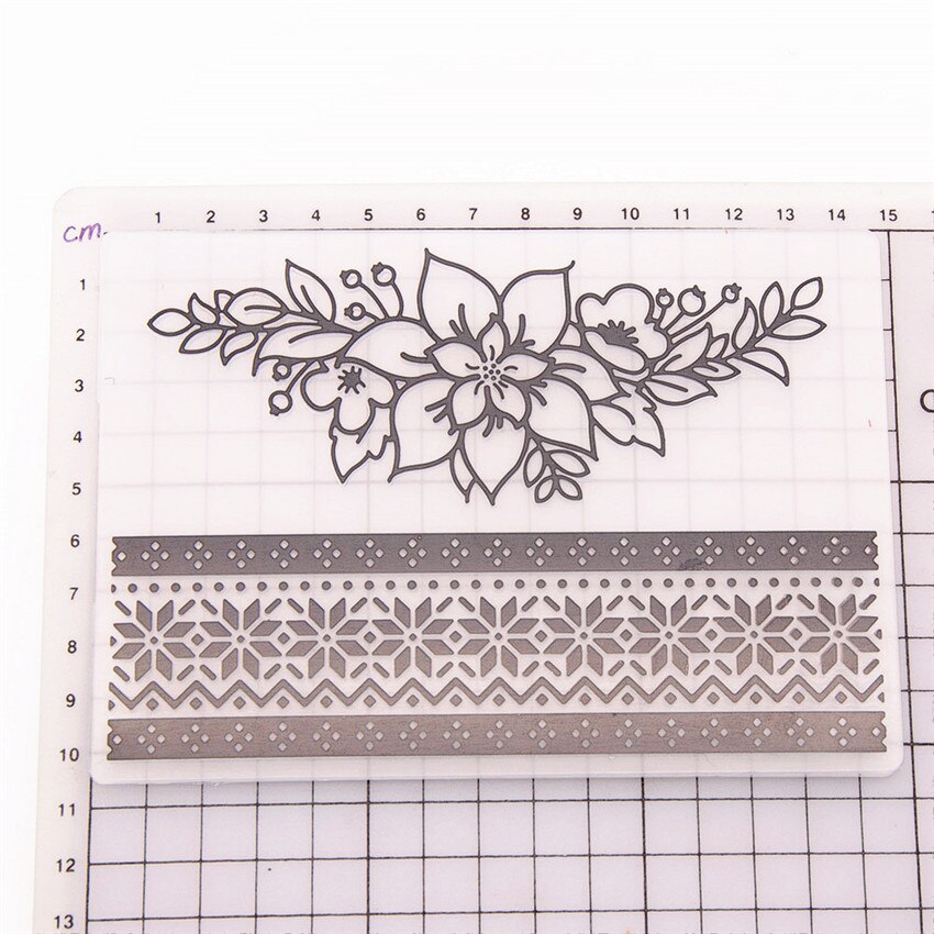 10.5*14.8CM Easter Border Plastic Pine Template Cr... – Grandado