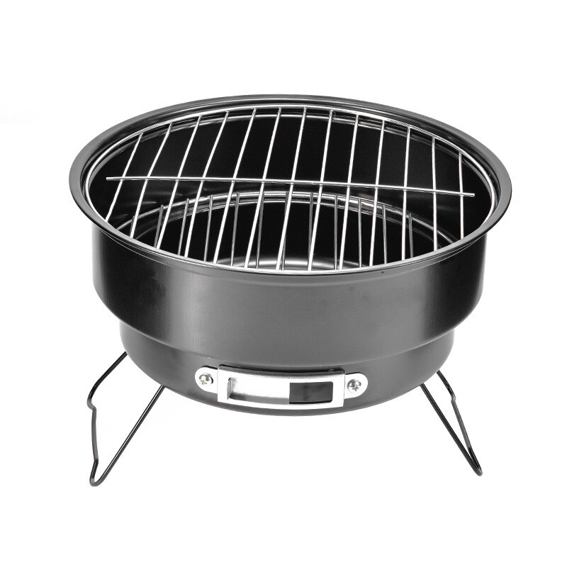 Ronde Houtskool Barbecue Grill Rvs Non-stick Barbe... – Vicedeal