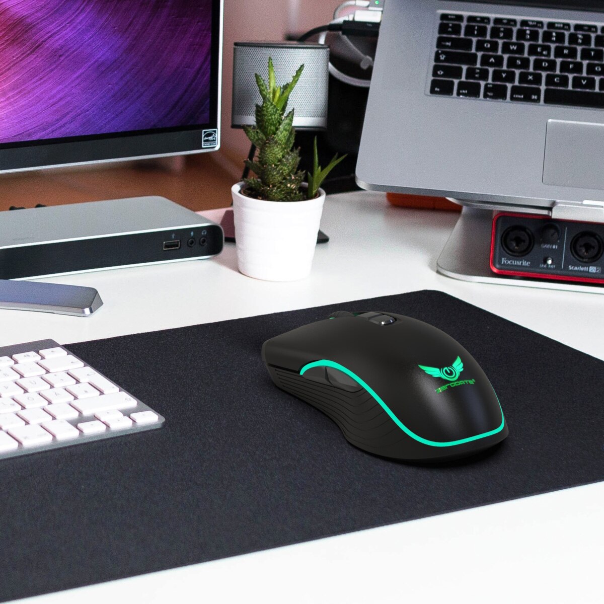 ZERODATE T26 2.4G wireless mouse TYPE-C rechargeab... – Vicedeal