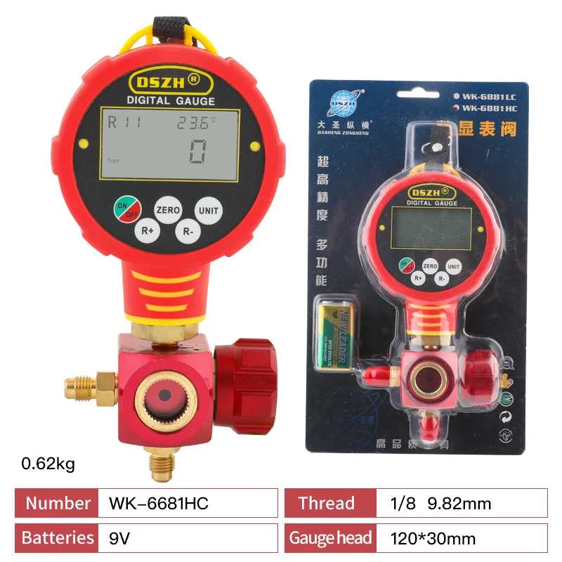 Charging Pressure Meter Digital Refrigerant Meter ... – Grandado