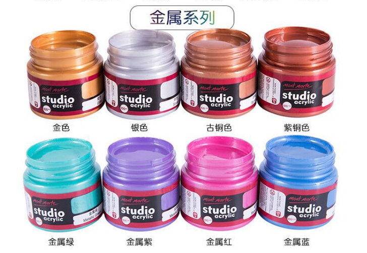 100ML acrylic pigment metal color fluorescent colo... – Vicedeal