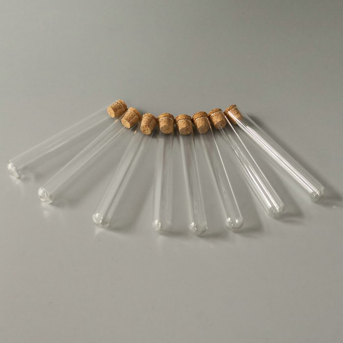 50pcs/lot round bottom tube cork tube 10*100mm hig... – Vicedeal