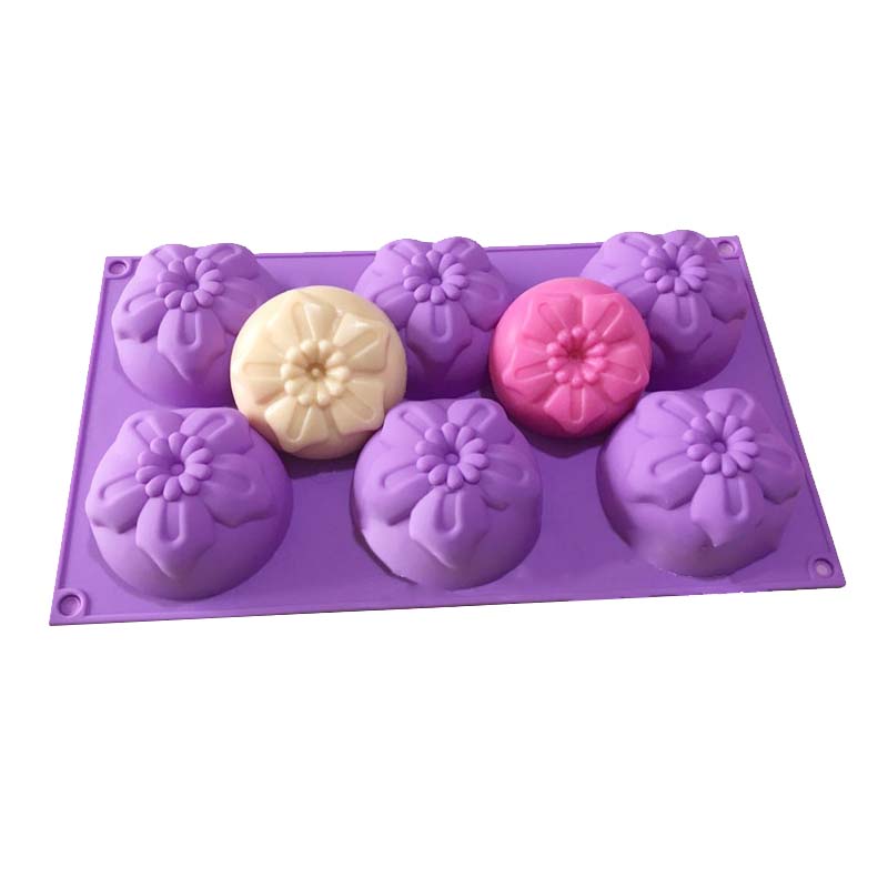 Leuke Kleine Zeep Mallen 6 Gaten Bloem Vormige Sil... – Grandado