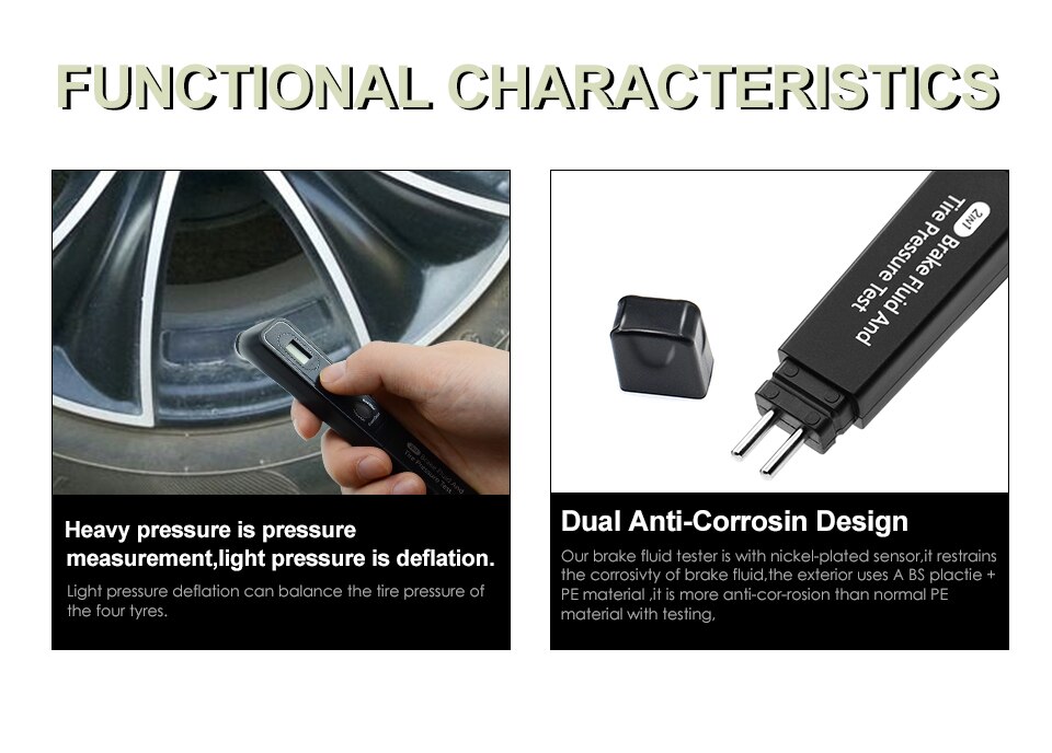 Original Tire pressure guage 2in1 tester Digital t... – Vicedeal