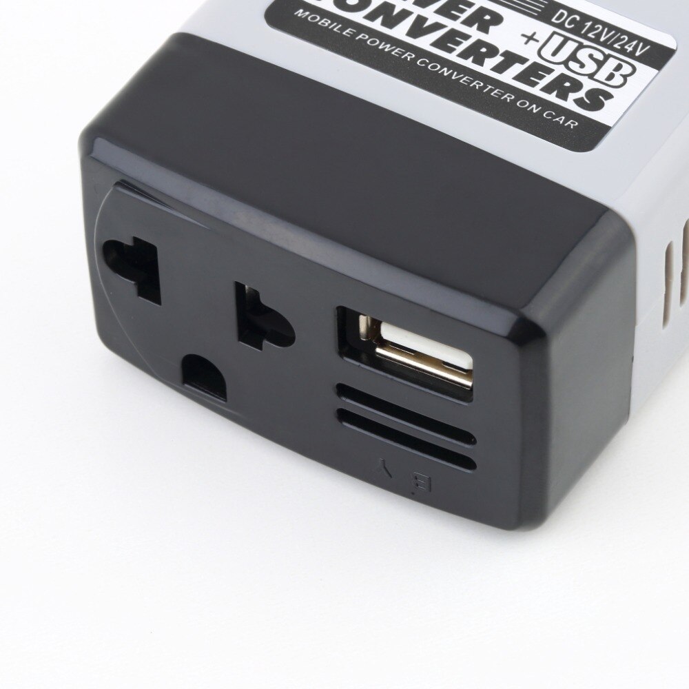 DC 12/24V to AC 220V/USB 6V Car Power Inverter Ada... – Grandado