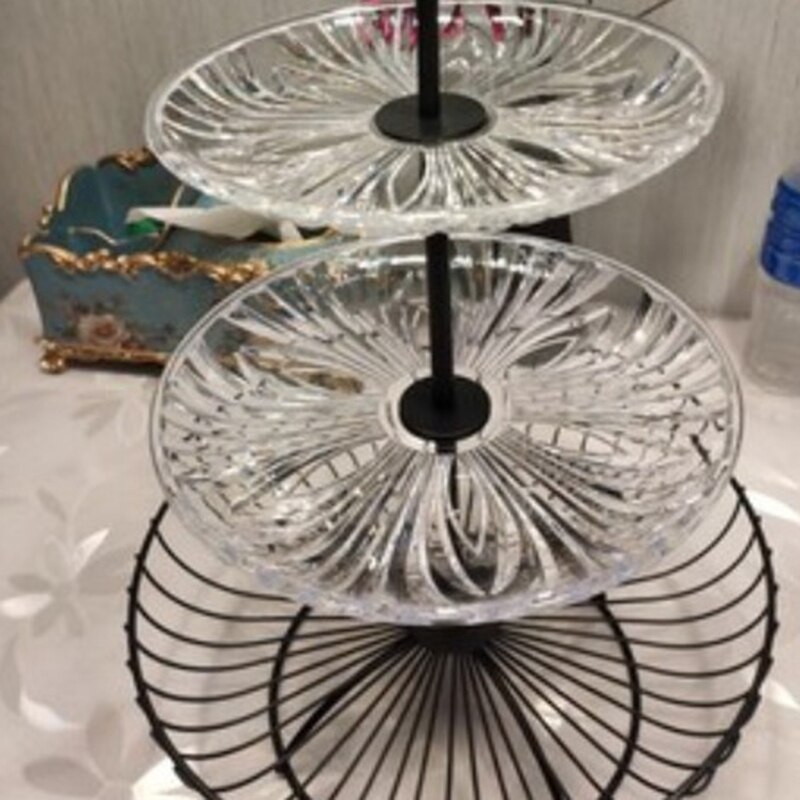 Household 3 Tier Fruit Plate Countertop Metal Frui... – Grandado