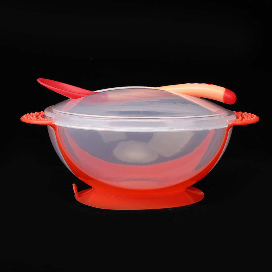 Bowl with fork/spoon 2Pack Nursing bowl with sucti... – Grandado