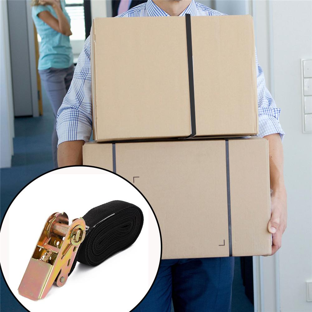3.6M Car Tie Down Strap Heavy Duty Safe Reliable Cargo Ratchet Belt ...