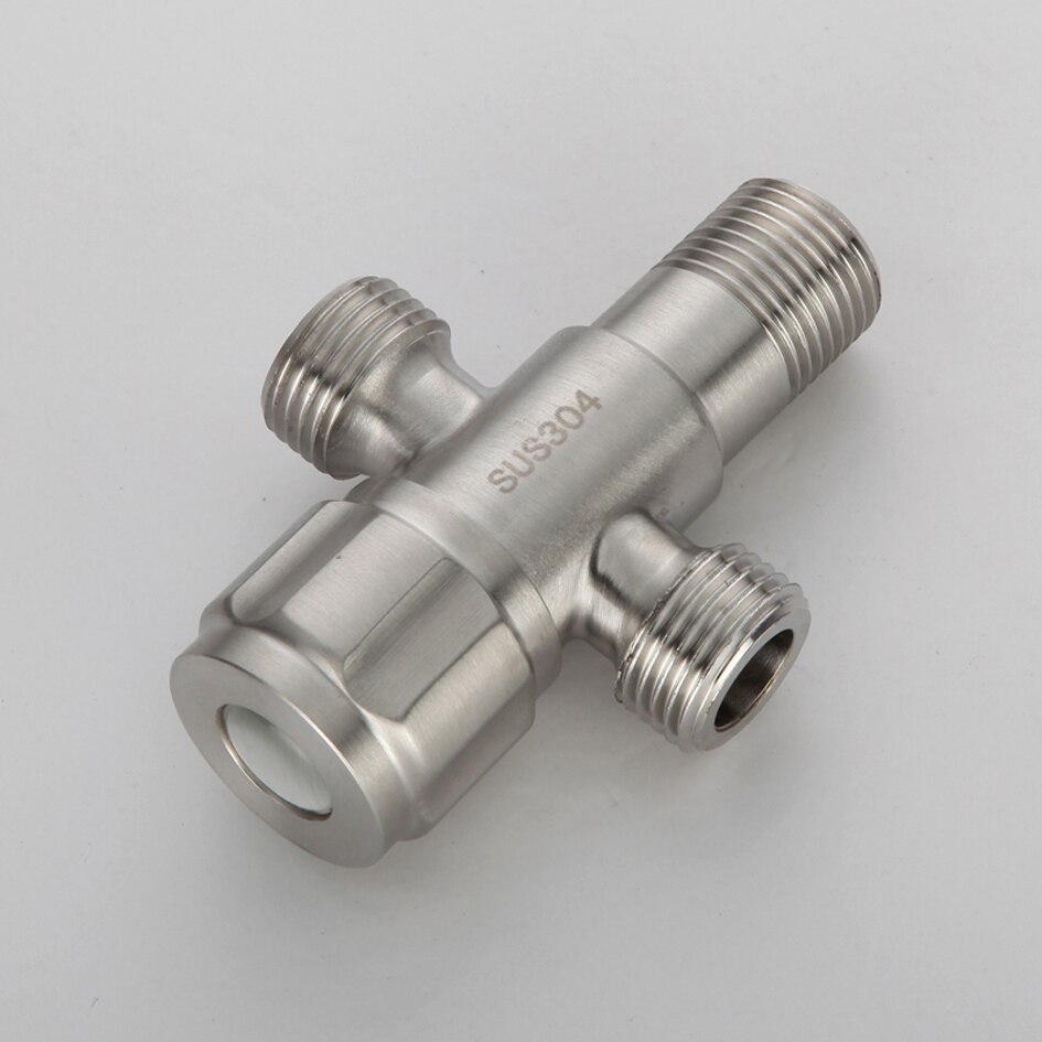 1 PC 304 Stainless Steel Angle Valve with Two Outl... – Grandado